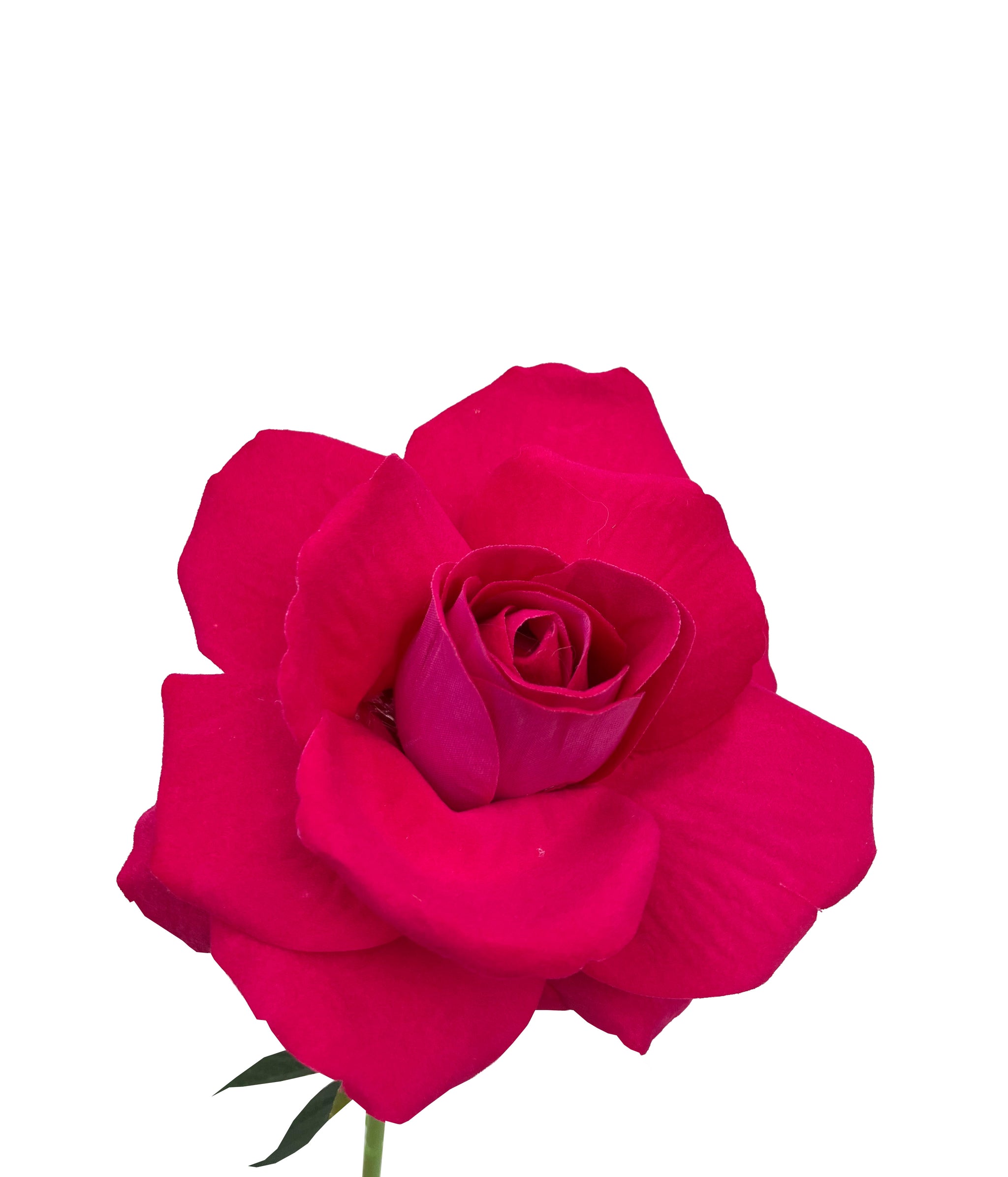 The Classic Artificial Rose Hot Pink – Wild Blooms
